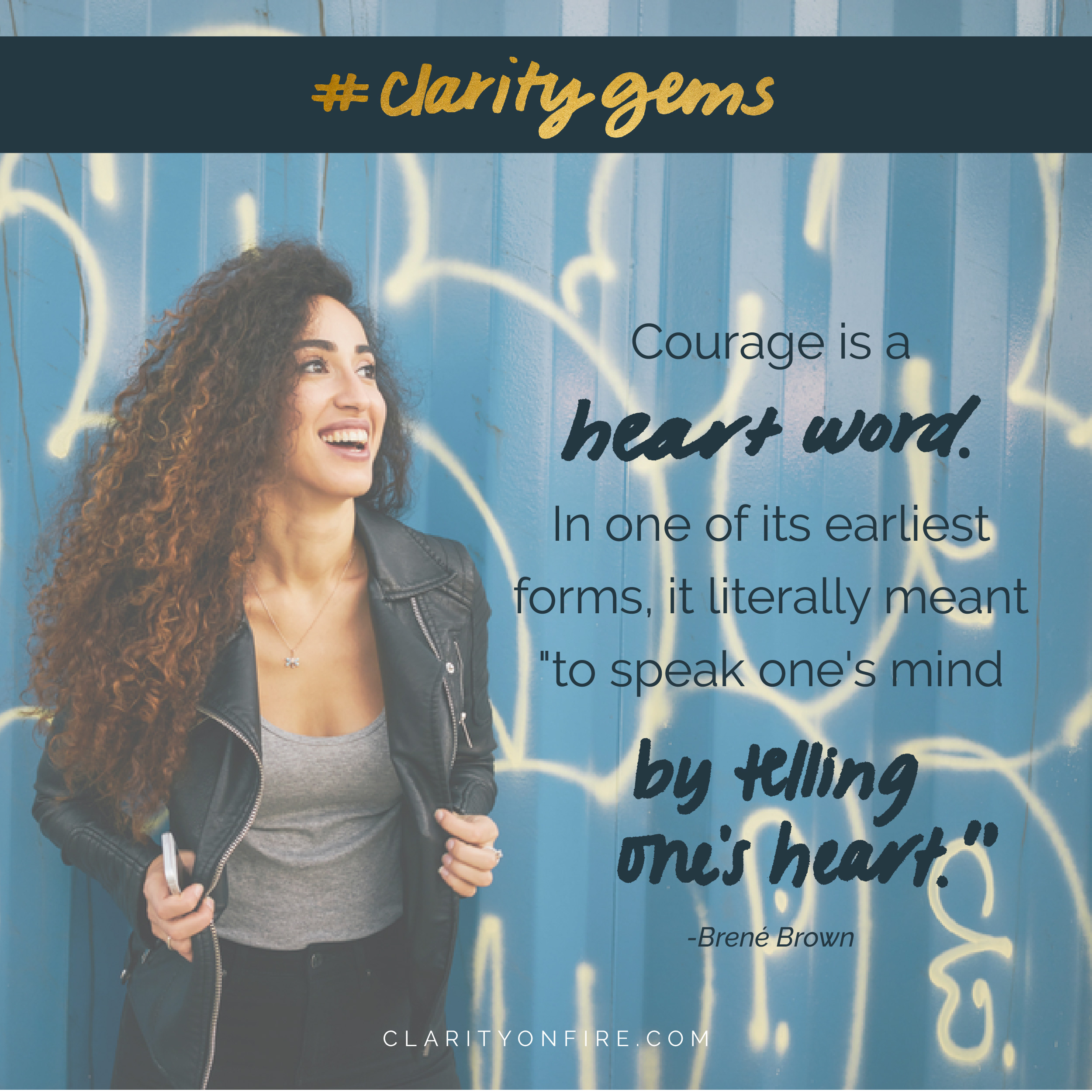 What courage is really all about - Clarity on Fire