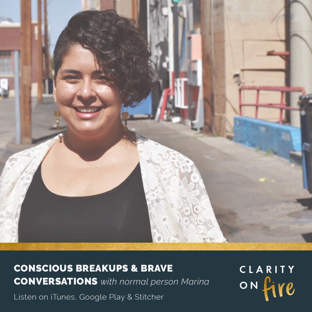 Conscious break-ups & brave conversations with normal person Marina ...